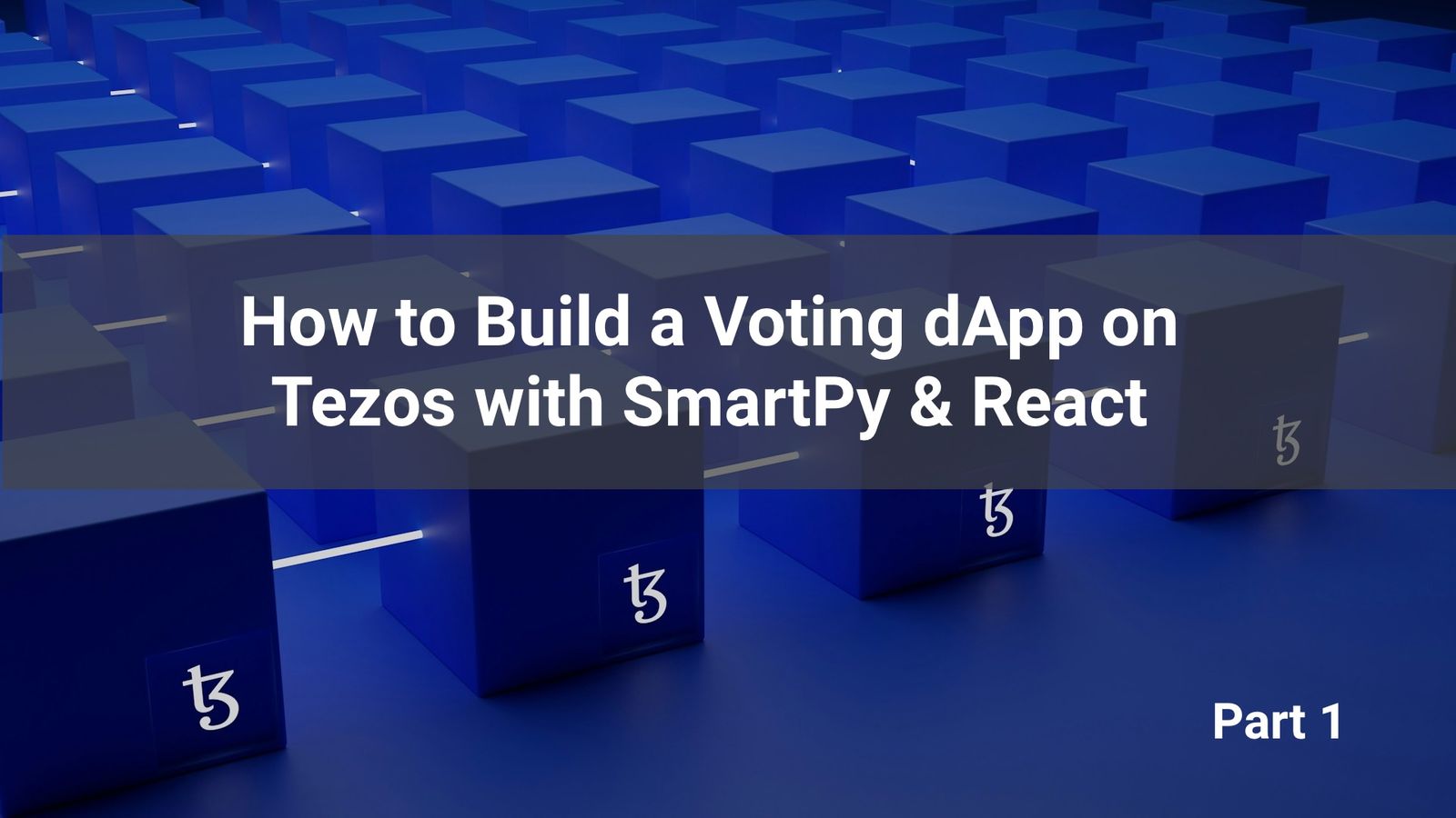 How to Build a Voting dApp on Tezos with SmartPy and React - Part 1 How to Build a Voting dApp on Tezos with SmartPy and React - Part 1